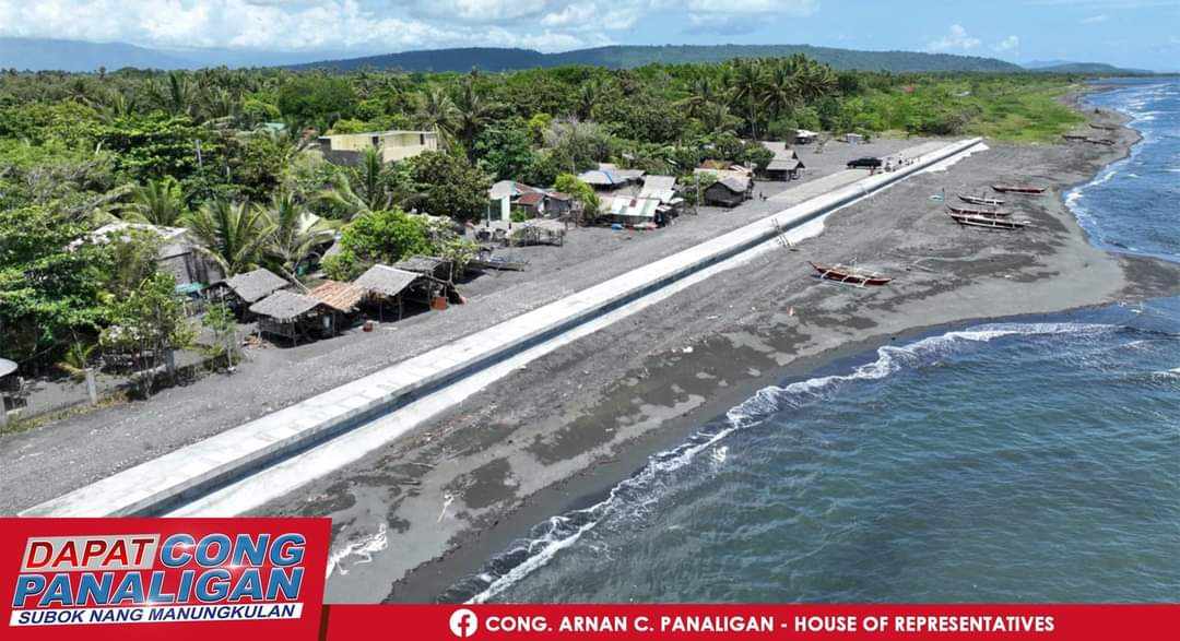 Cong. Panaligan: P19.5M Seawall Project to Protect Coastal Community in Calapan City - Mindoro Today