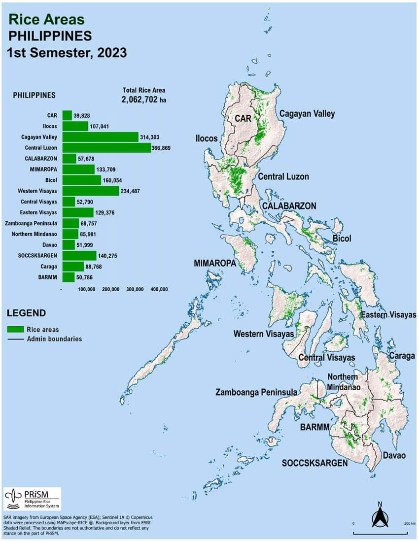 Mapping Tech Reveals MIMAROPA's 133,709 Hectares of Rice Fields ...